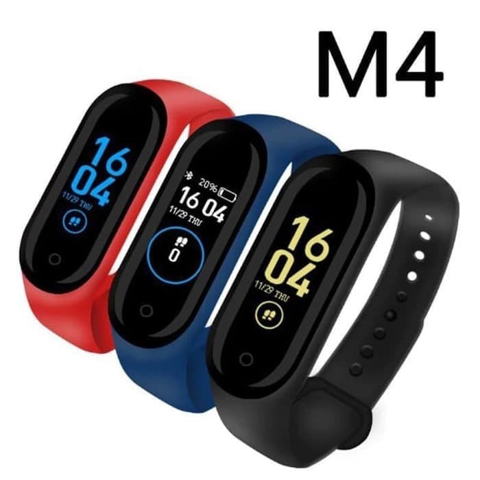 Jam Tangan Smartwatch Like Xiaomi M4 Mi Band Oled Waterproof Smartband ...
