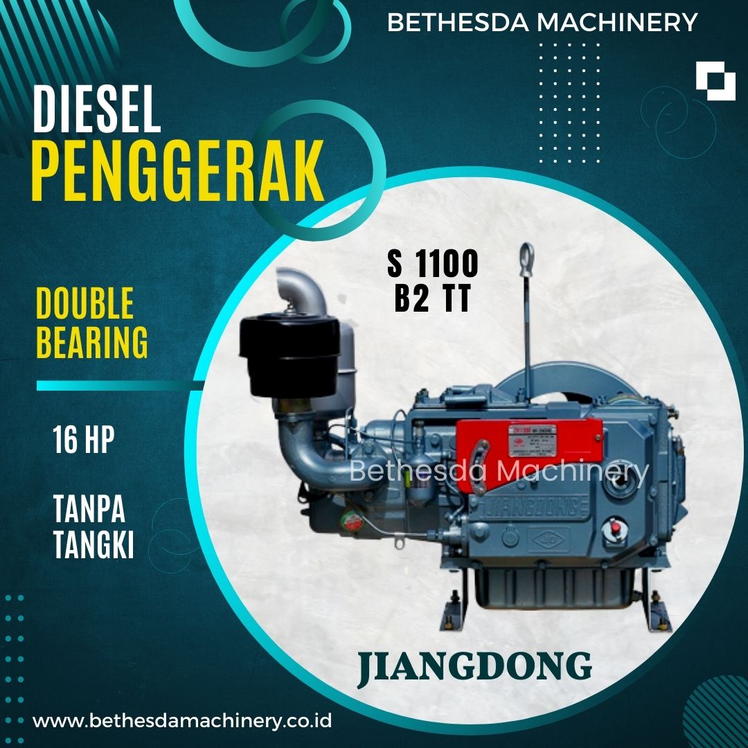 Jiangdong hopper tanpa tanki / 16 HP mesin penggerak diesel solar ...