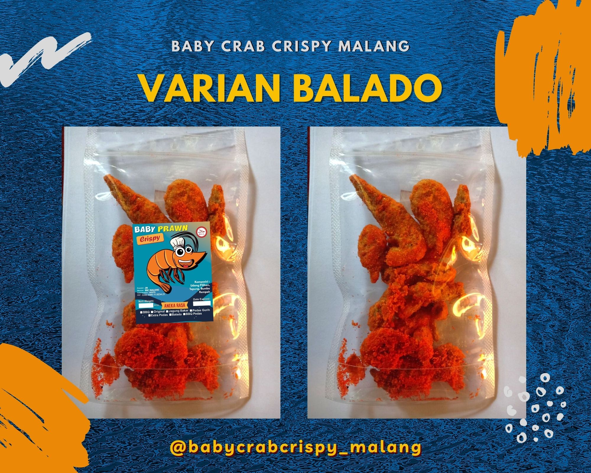 Lauk Praktis Udang Krispi - Baby Prawn Crispy Halal - 30 Gr | Lazada ...