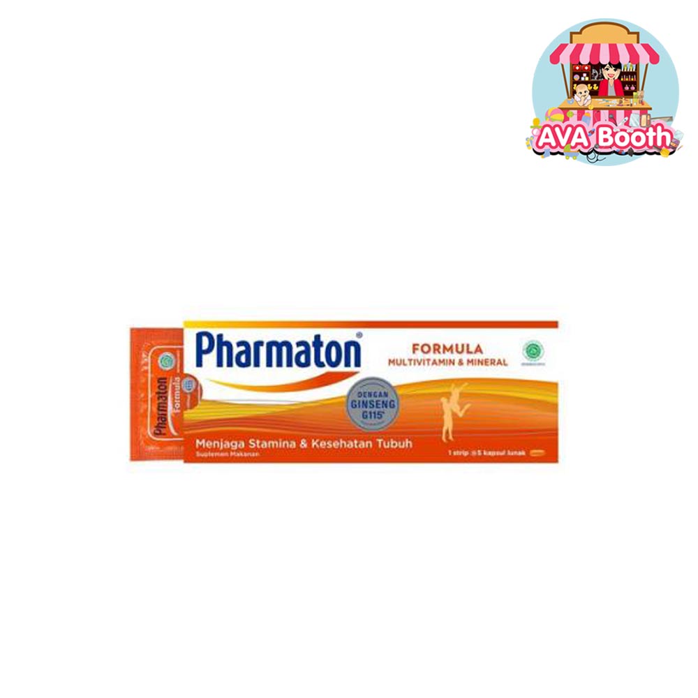 PHARMATON FORMULA (DENGAN GINGSENG G115) - 1 STRIP ISI 5 TABLET ...