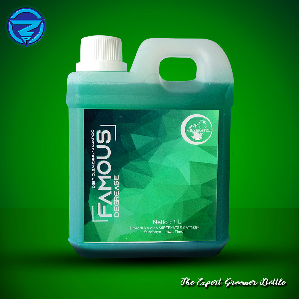 Famous Degrease (Produk Original) Pengangkat Minyak dan Kotoran pada Badan/Bulu Kucing dari ...