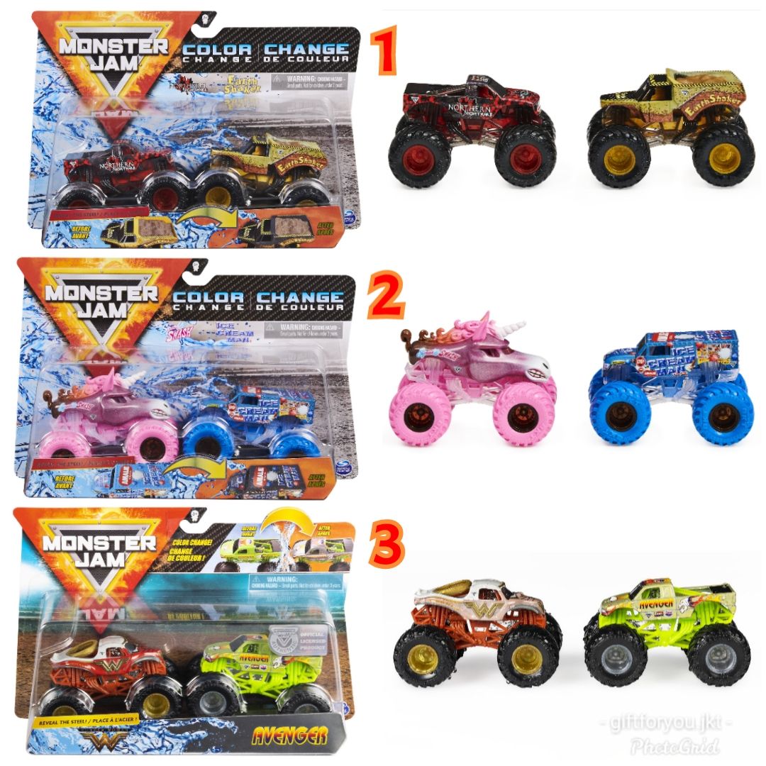 MJ Color Change Monster Truck Northern Nightmare Sparkle Smash Wonder ...