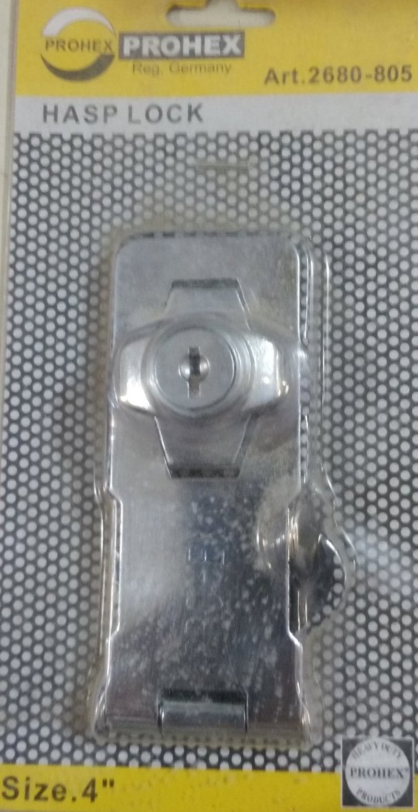 GRENDEL OVERPAL PINTU PROHEX 4 INCI CHROME / HASP LOCK | Lazada Indonesia