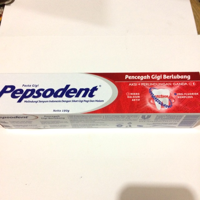 PEPSODENT BESAR 190 gr 190gr - Jumbo Pepsoden Pasta Gigi Original Putih ...