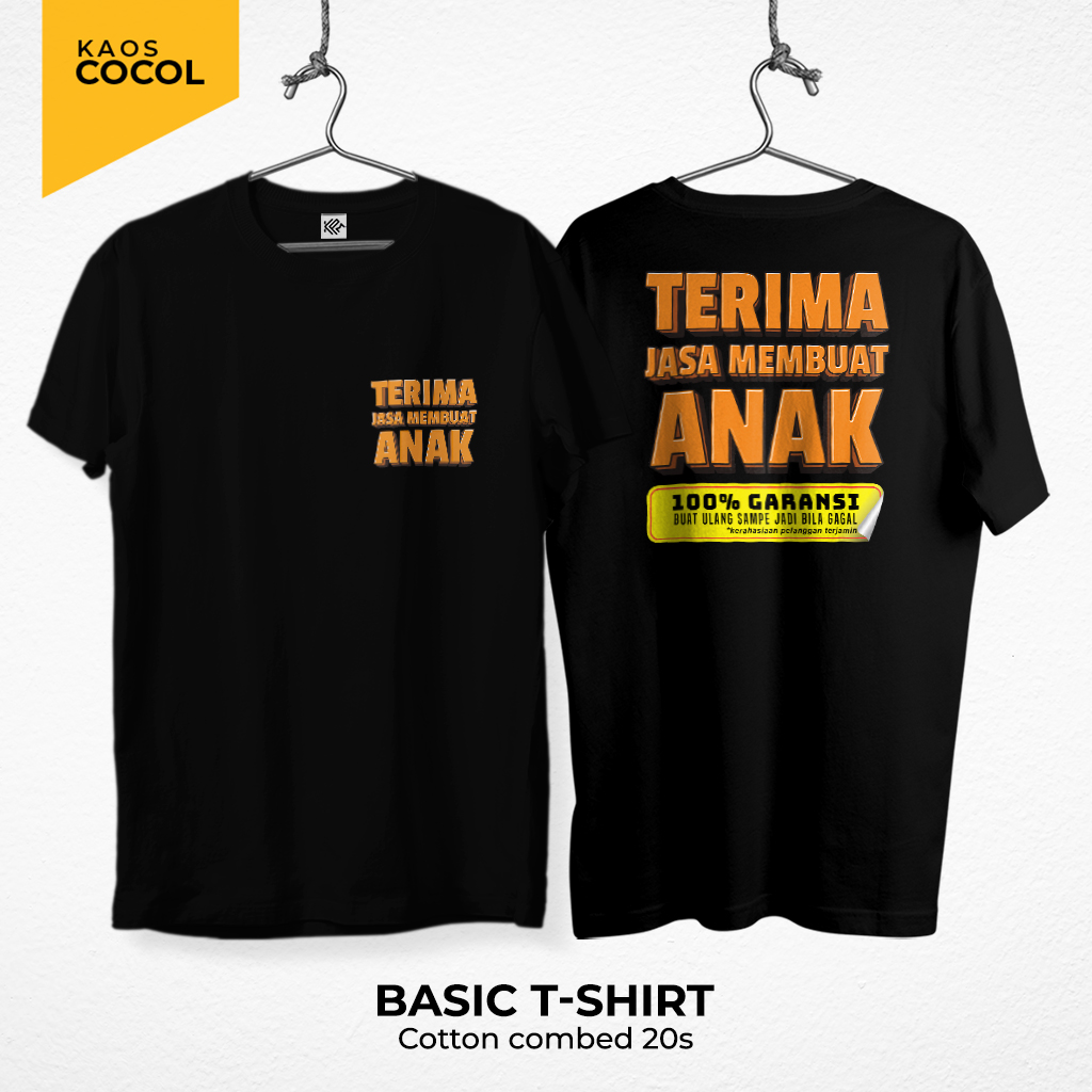 Cocol Store - Kaos Kata Lucu Jasa Membuat Anak | Lazada Indonesia Cocol Store - Kaos Kata Lucu Jasa Membuat Anak | Lazada Indonesia
