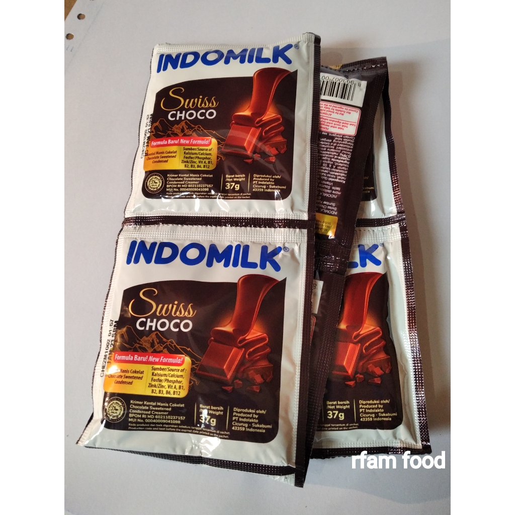 INDOMILK SUSU KENTAL MANIS COKELAT 6 x 37 GR SACHET SUSU COKLAT ...