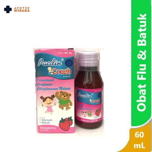 pacdin cough Strawberry syr 60 ml | Lazada Indonesia