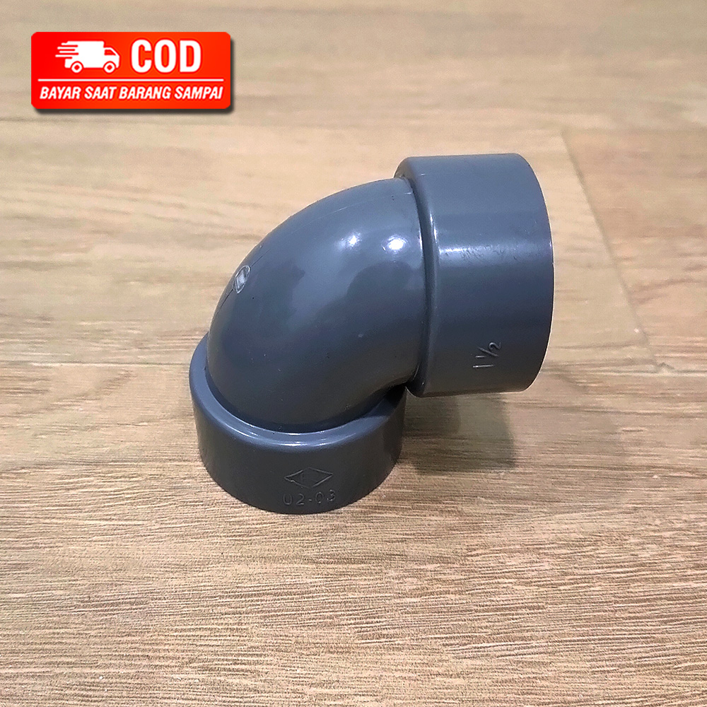 ELBOW / KNEE PIPA PVC 1.5 INCH RUCIKA (D) | Lazada Indonesia