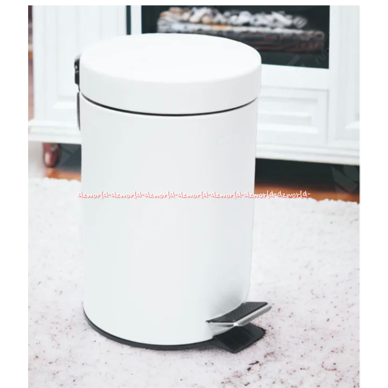 Krisbow 3L Classic Round Step Bay 3Liter Trashbin Tong Sampah Keranjang Sampah Dengan injakan ...