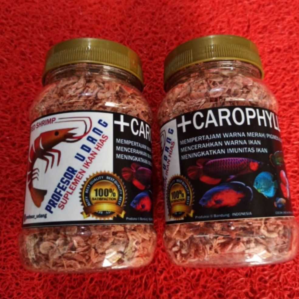 Udang Kering Carophyl Red Pakan Udang Kering Ikan Arwana Louhan dll ...