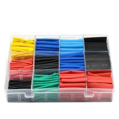 530pcs/Set Isolasi Kabel Bakar Heat Shrink Tube Selang Bakar Selongsong ...