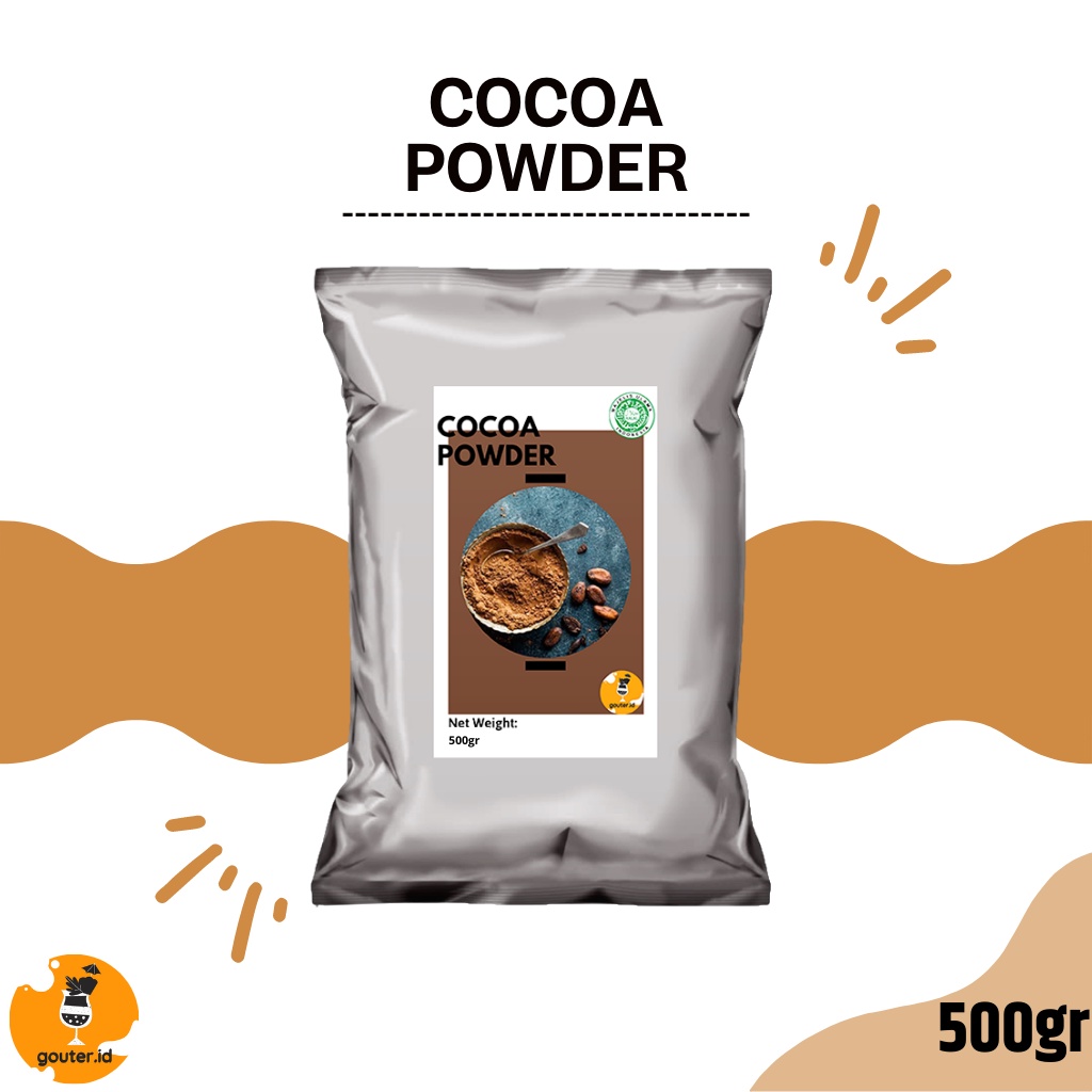 COCOA POWDER 500GR / DARK COCOA POWDER / TOPPING COKLAT BUBUK / DARK PREMIUM COCOA POWDER ...