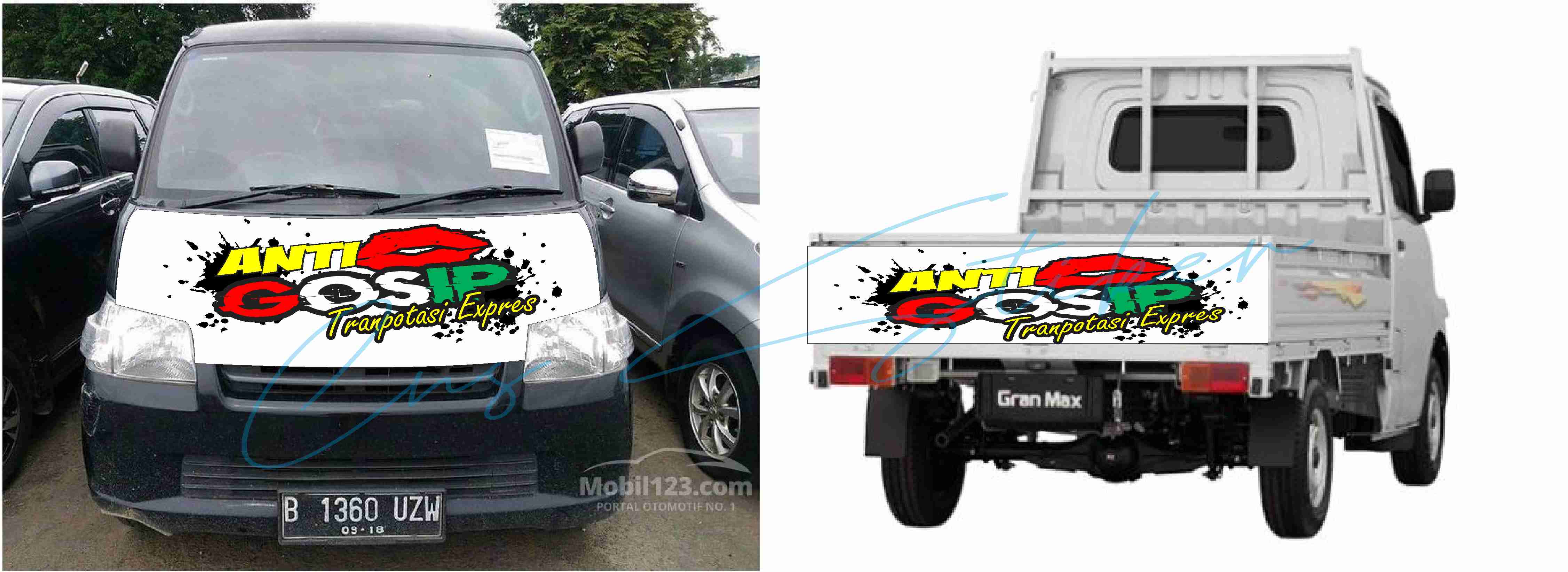 Stiker Kap Depan Mobil Grandmax Pick Up DAN STICKER GRANDMAX PICK UP ...