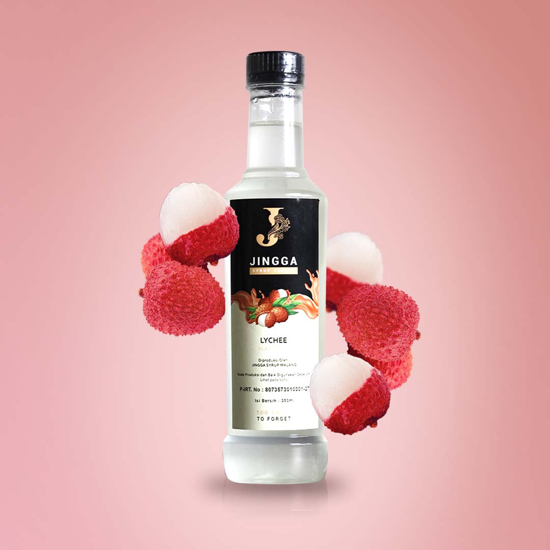 JINGGA Lychee Syrup 350 ml - Sirup Leci Untuk Mocktail Cocktail ...
