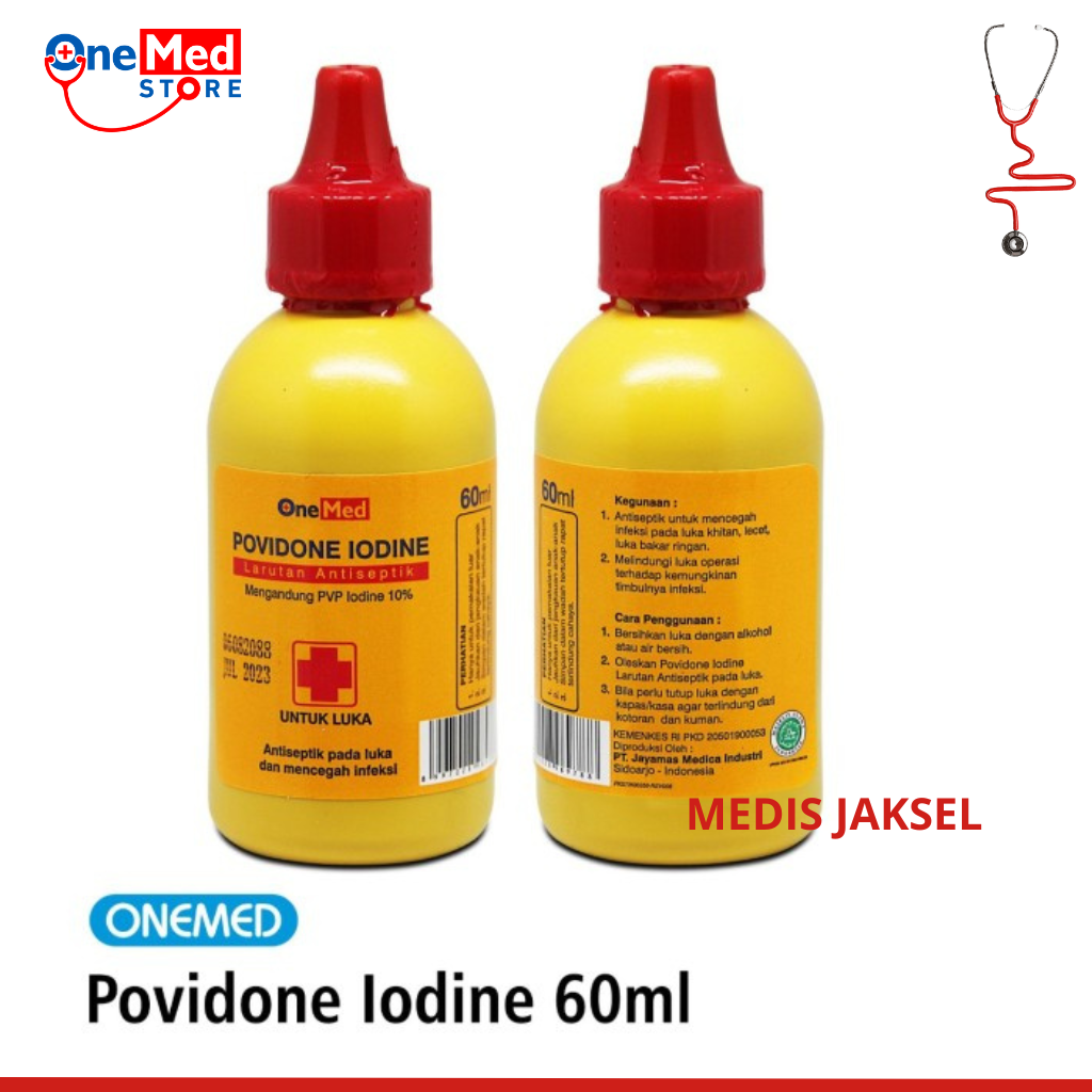 Povidine iodine Ecodine Obat Merah Luka Antiseptic Desinfektan 300 ML ...