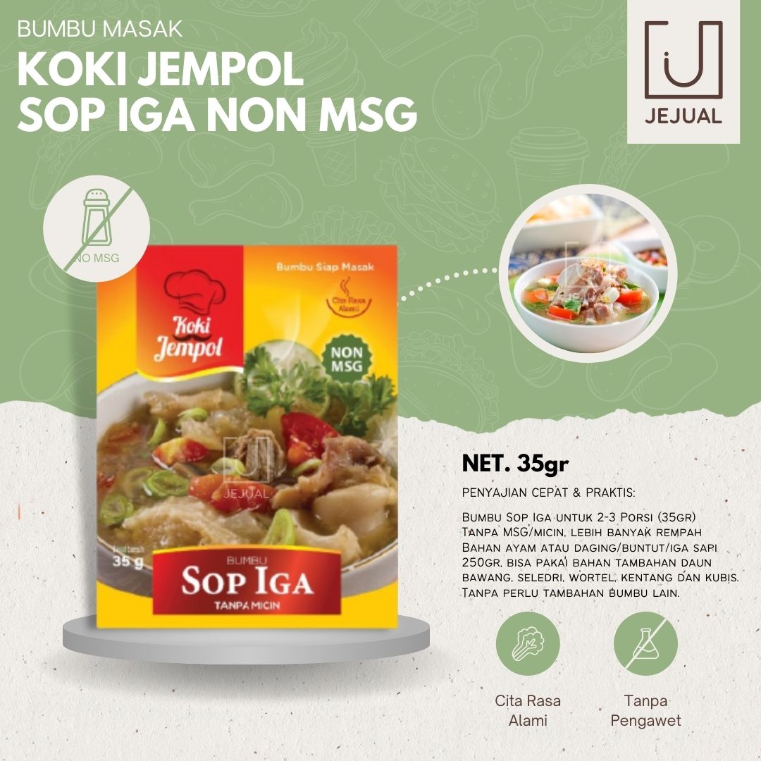 Bumbu Sop Iga Instant Koki Jempol Praktis Siap Saji Enaklezat Praktis