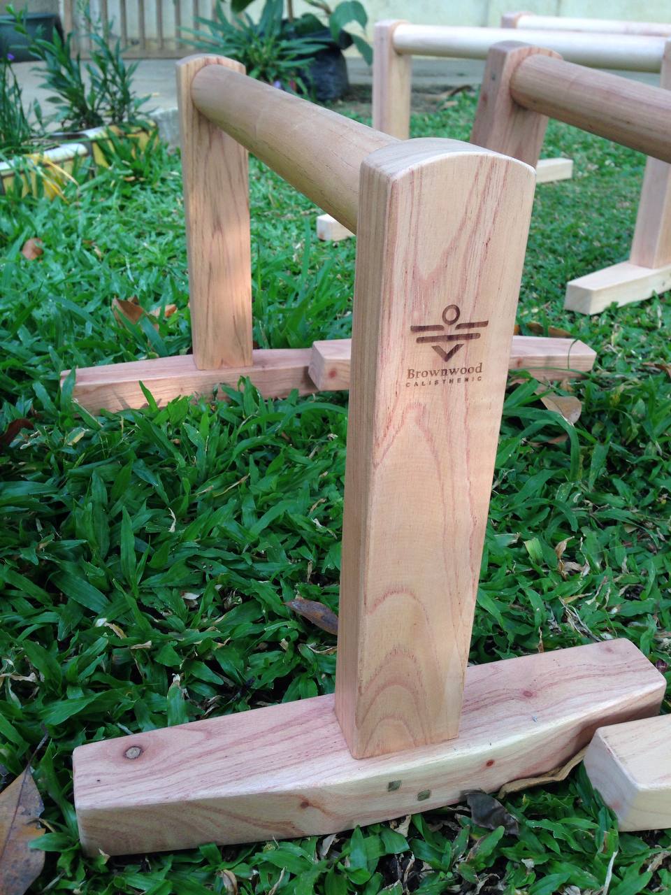 Wooden Parallettes Vex Medium Parallette Bar Push Up Bar | Lazada Indonesia