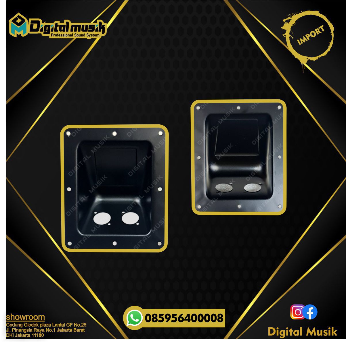 Panel Speakon Besi Keong - Terminal Speakon Besi Keong Box Linearray - digital musik store - DMS ...