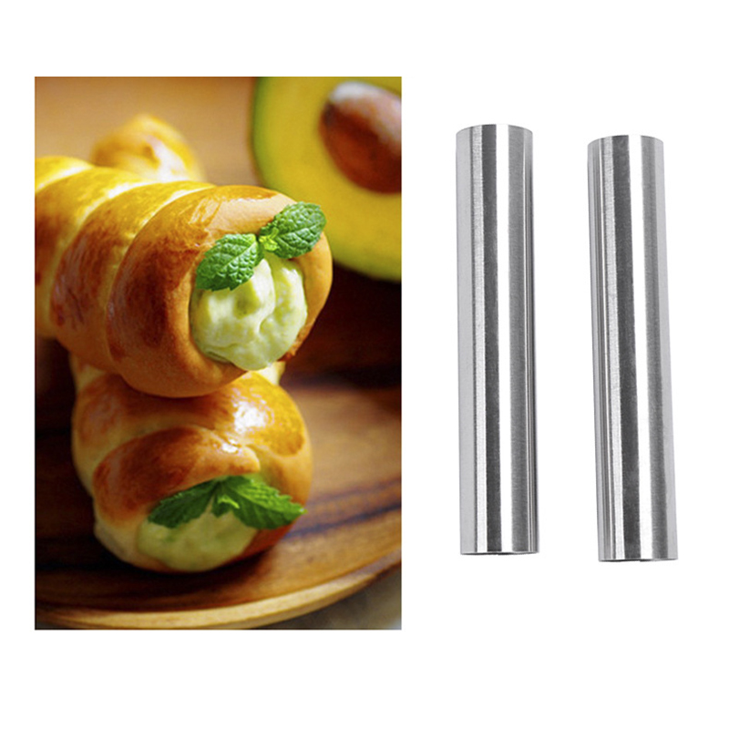 Screw Croissant Mold,Conical Tube Roll Mould Spiral Pastry Cream Horn ...
