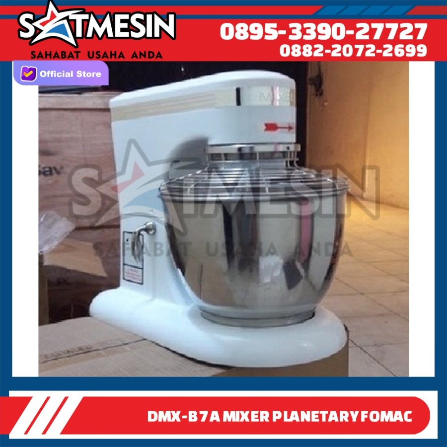 Planetary Dough Mixer Mesin Pengaduk Adonan 7 Liter DMX-B7A FOMAC ...