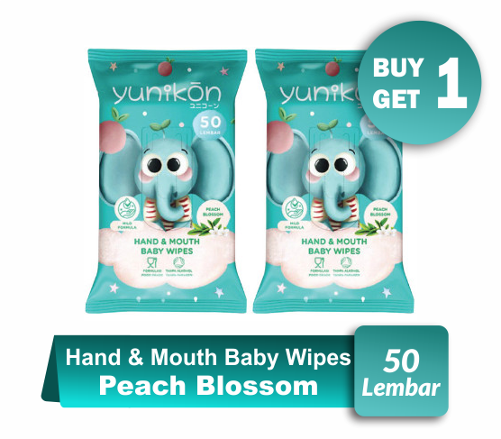 Tissue Basah Tisu Basah BUY 1 GET 1 Free Yunikon Hand & Mouth Baby Wipe ...
