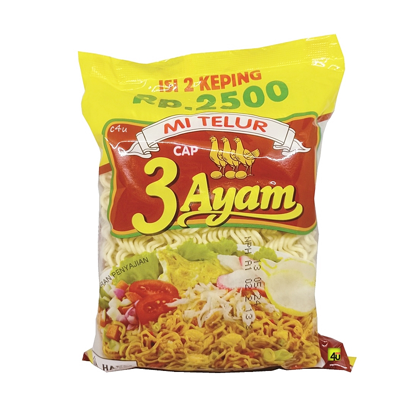 Indofood - Mie Telur Cap 3 Ayam - 120 gr | Lazada Indonesia