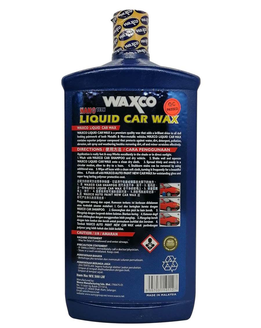 WAXCO Liquid Car Wax 500ML | Lazada Indonesia