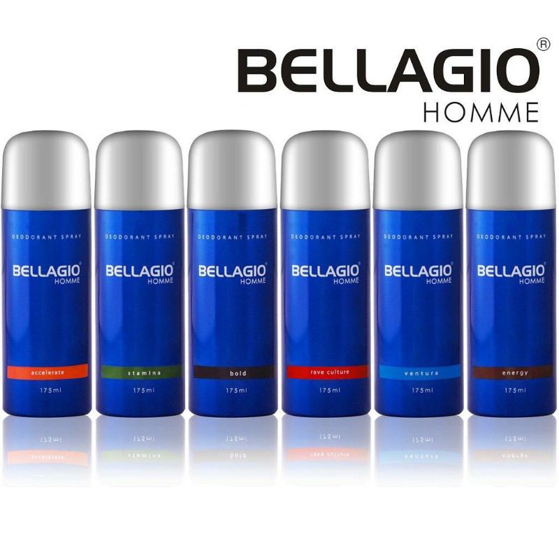 Bellagio Deodorant Spray 175 & 80 ML ~ Original 100% | Lazada Indonesia