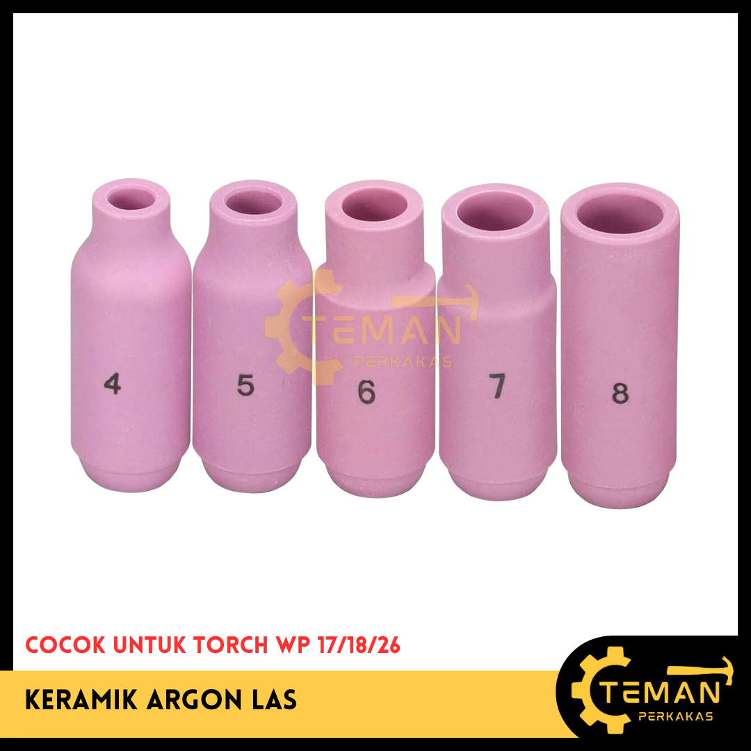 Keramik Las Argon (10 PCS) / Alumina Nozzle Tig Torch WP17 WP18 WP26 ...