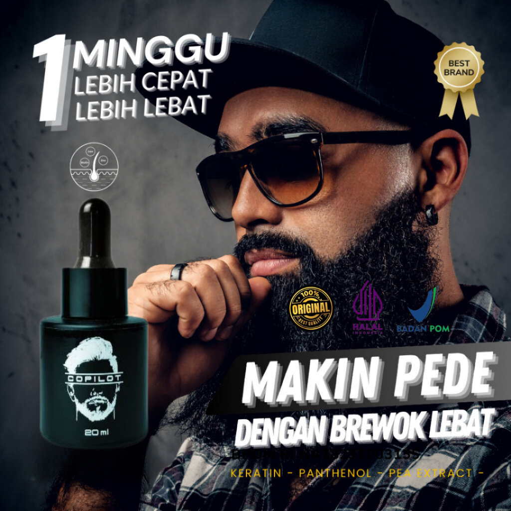 COPILOT HAIR BOOSTER SERUM ORIGINAL Penumbuh Brewok, Penumbuh Rambut | Lazada Indonesia
