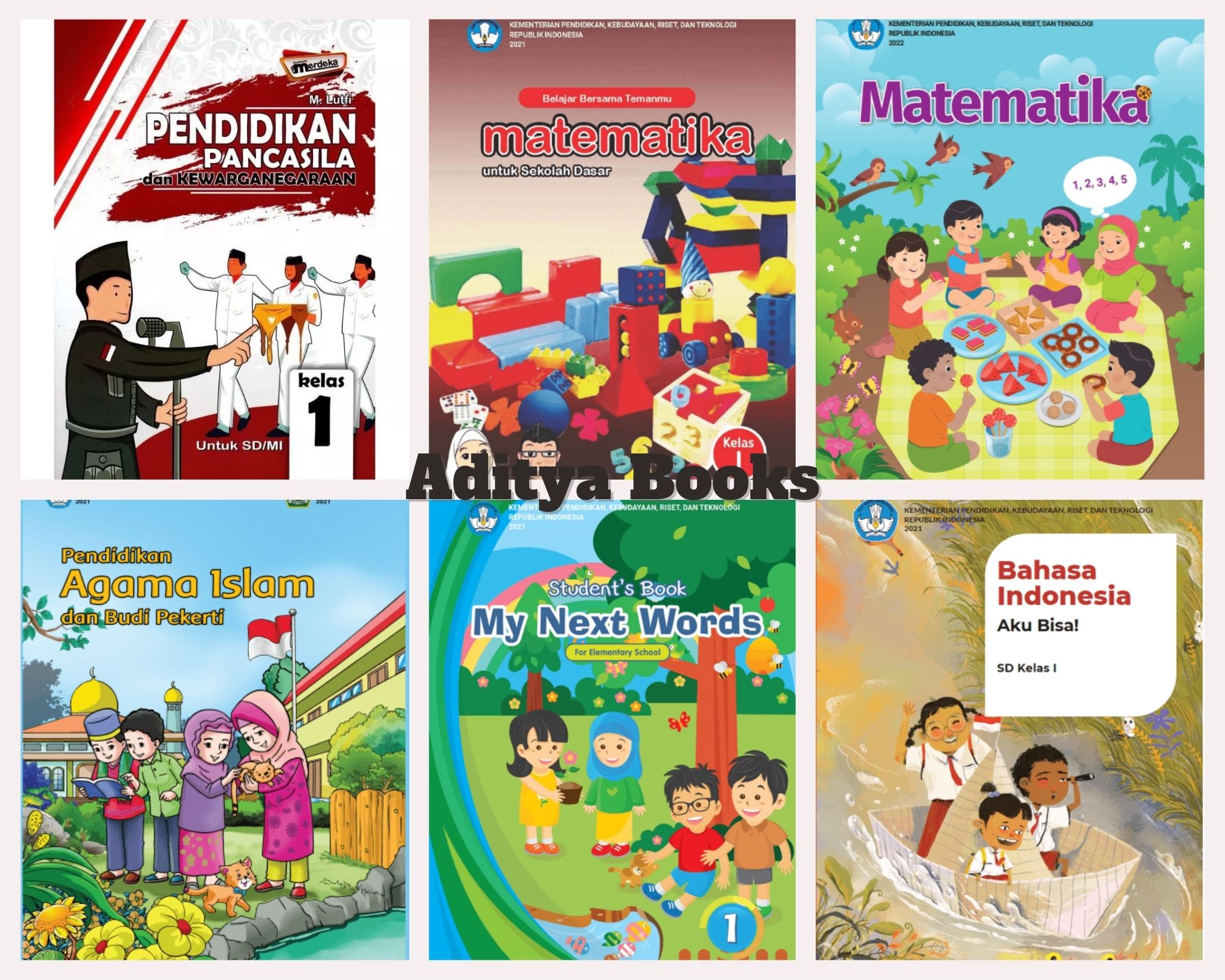 Buku Paket Kelas 1 SD/MI Kurikulum Merdeka - Kemendikbud | Lazada Indonesia