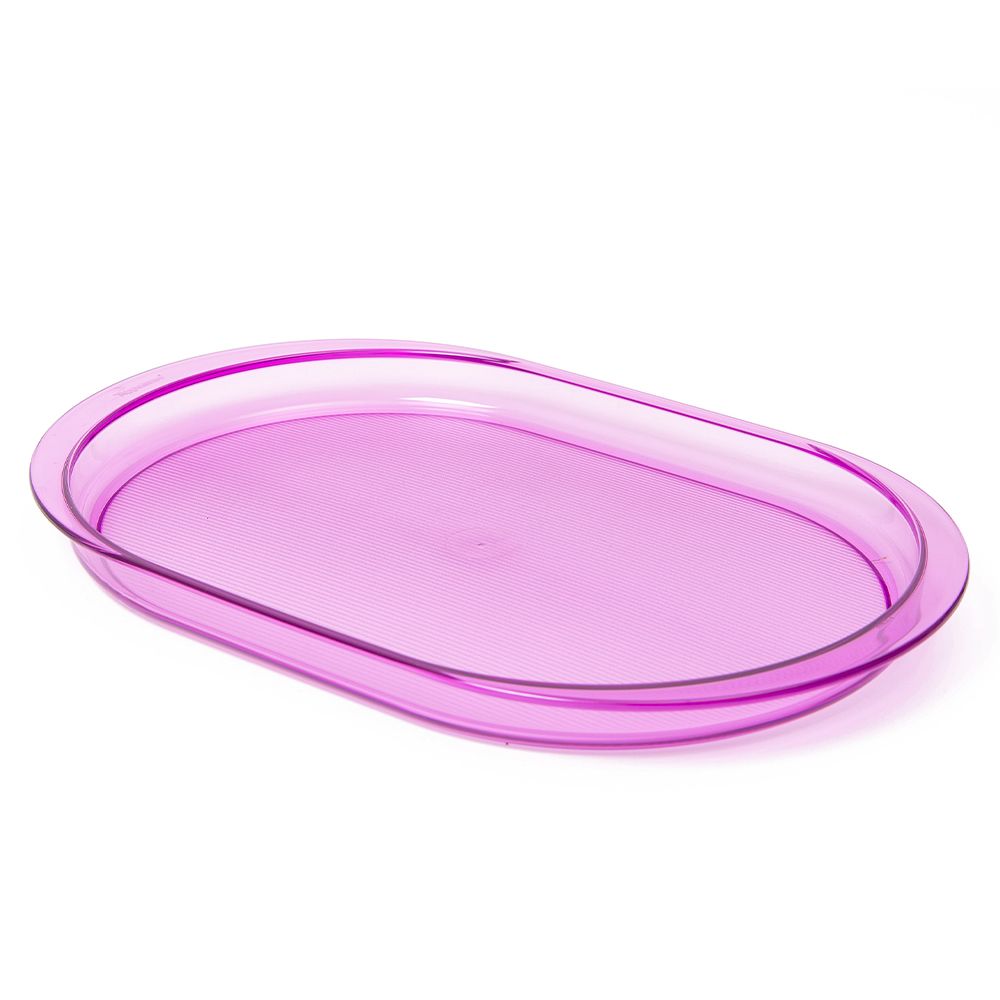 Tupperware Oval Server Tray Purple Daisy Tatakan | Lazada Indonesia