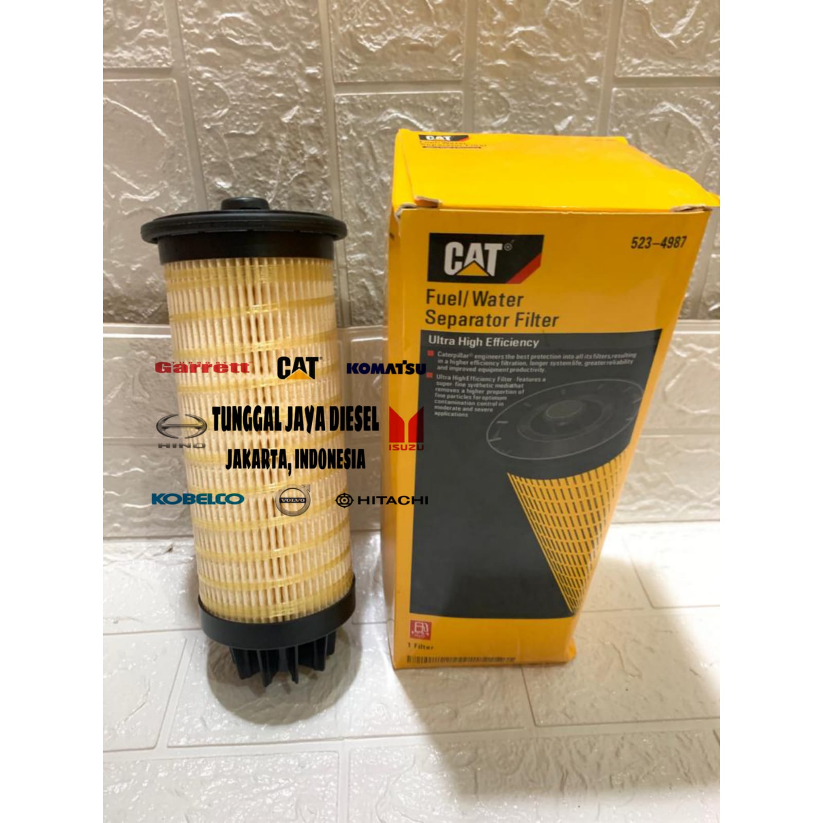 Fuel Filter Solar Water Separator 320D2 320GC CAT 523-4987 5234987 ...