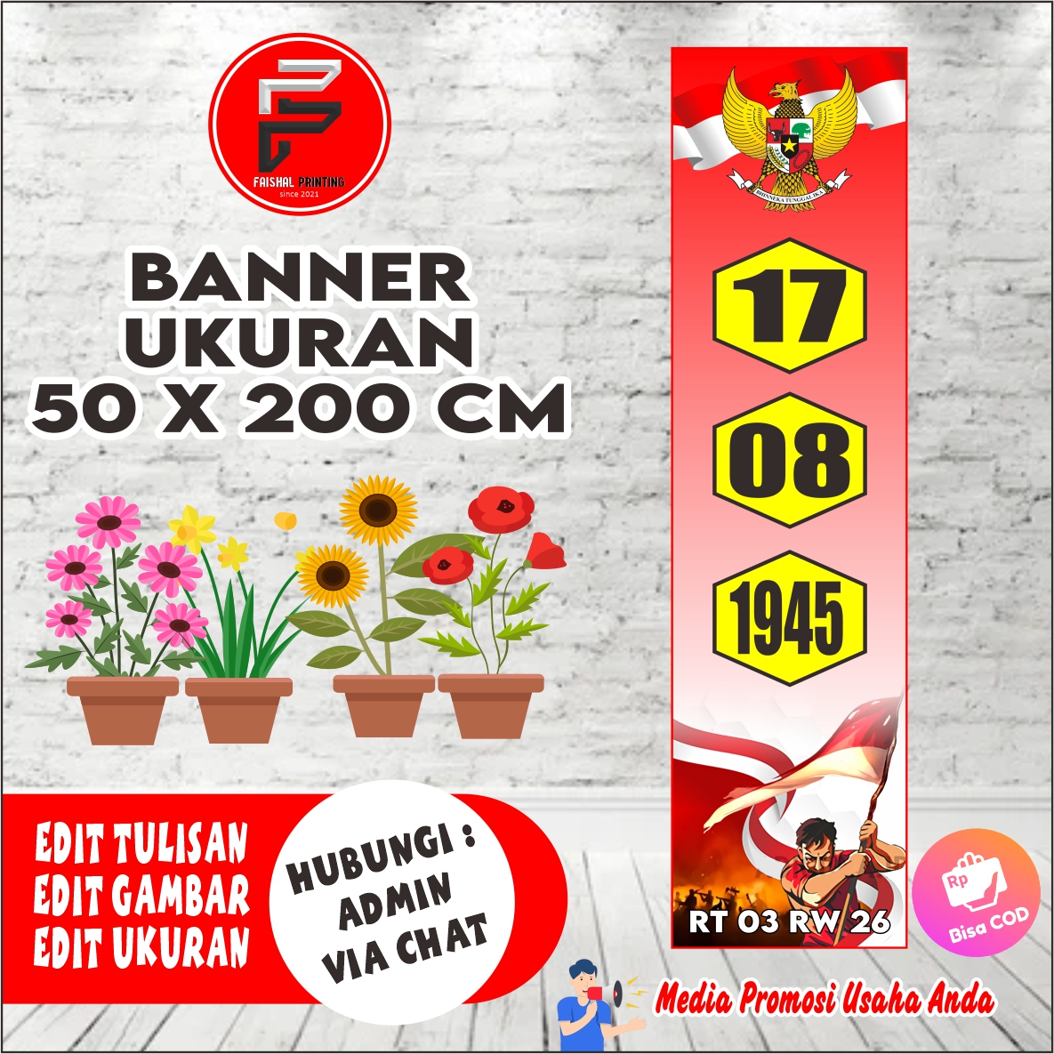 Banner Hut Ri Spanduk Hari Kemerdekaan Spanduk Gapura Hut Ri