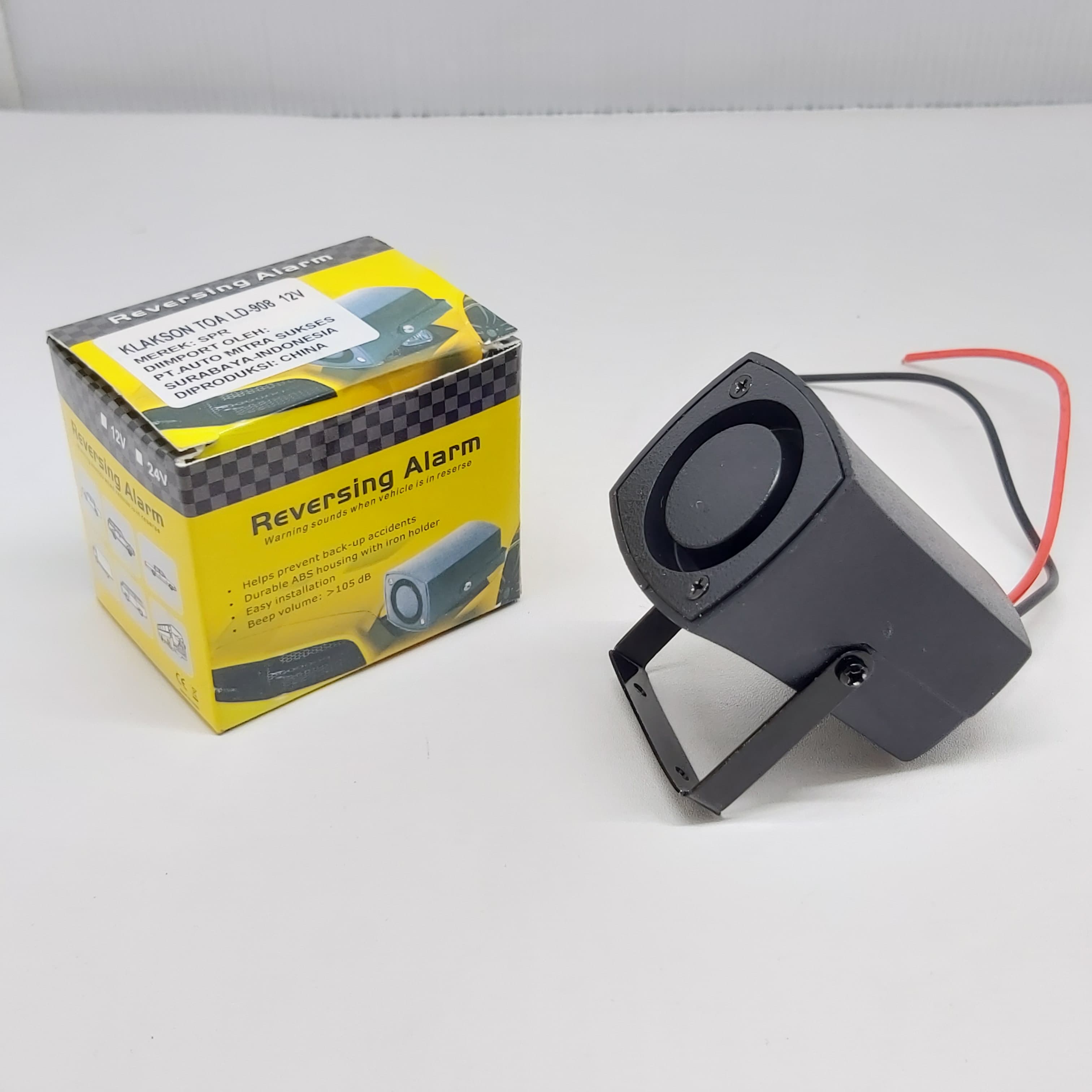 BUZZER PIEZO ELECTRIC ALARAM SIRINE MOTOR MOBIL BIS TRUK DC 12V ...