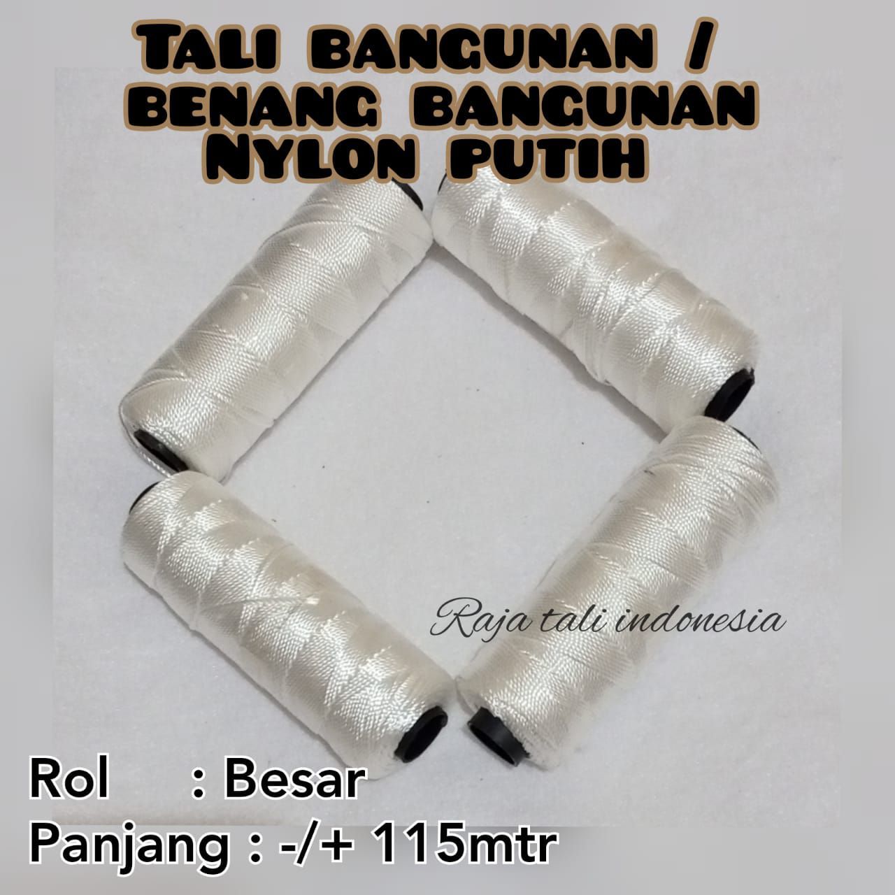 Benang Nilon / Nylon / Benang Bangunan / Tali Bangunan / Benang Serba ...