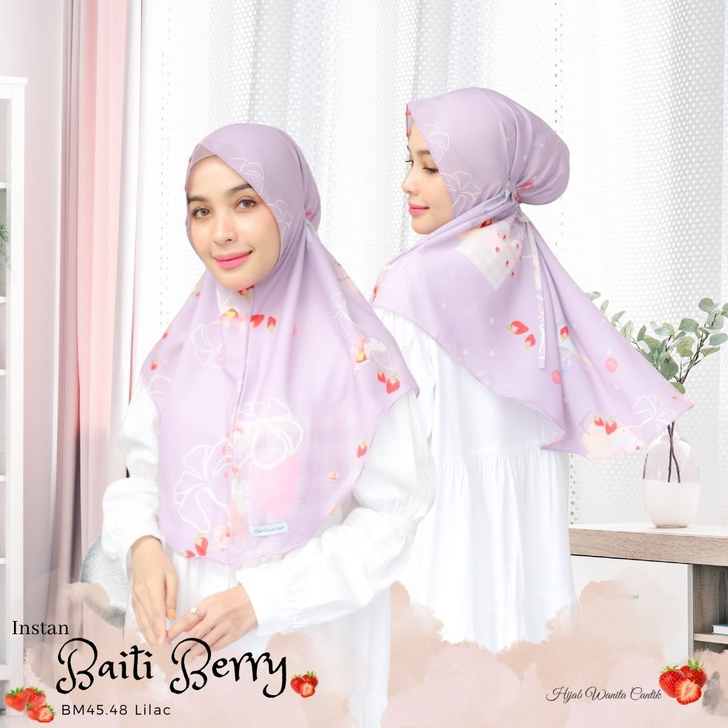 Hijabwanitacantik-instant Baiti Berry BM45.48 lilac | hijab instant ...