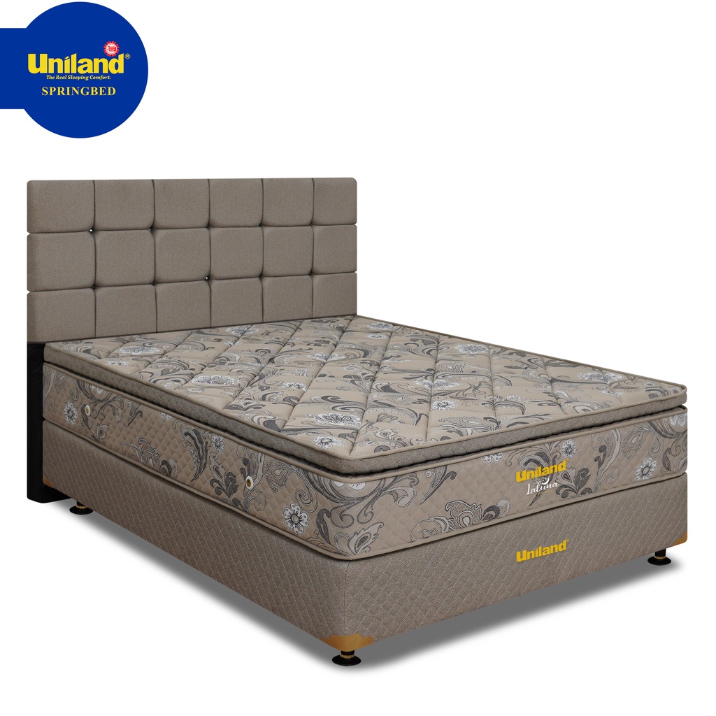 Uniland Springbed Laluna Pillowtop - Kasur Spring Bed Fullset | Lazada ...