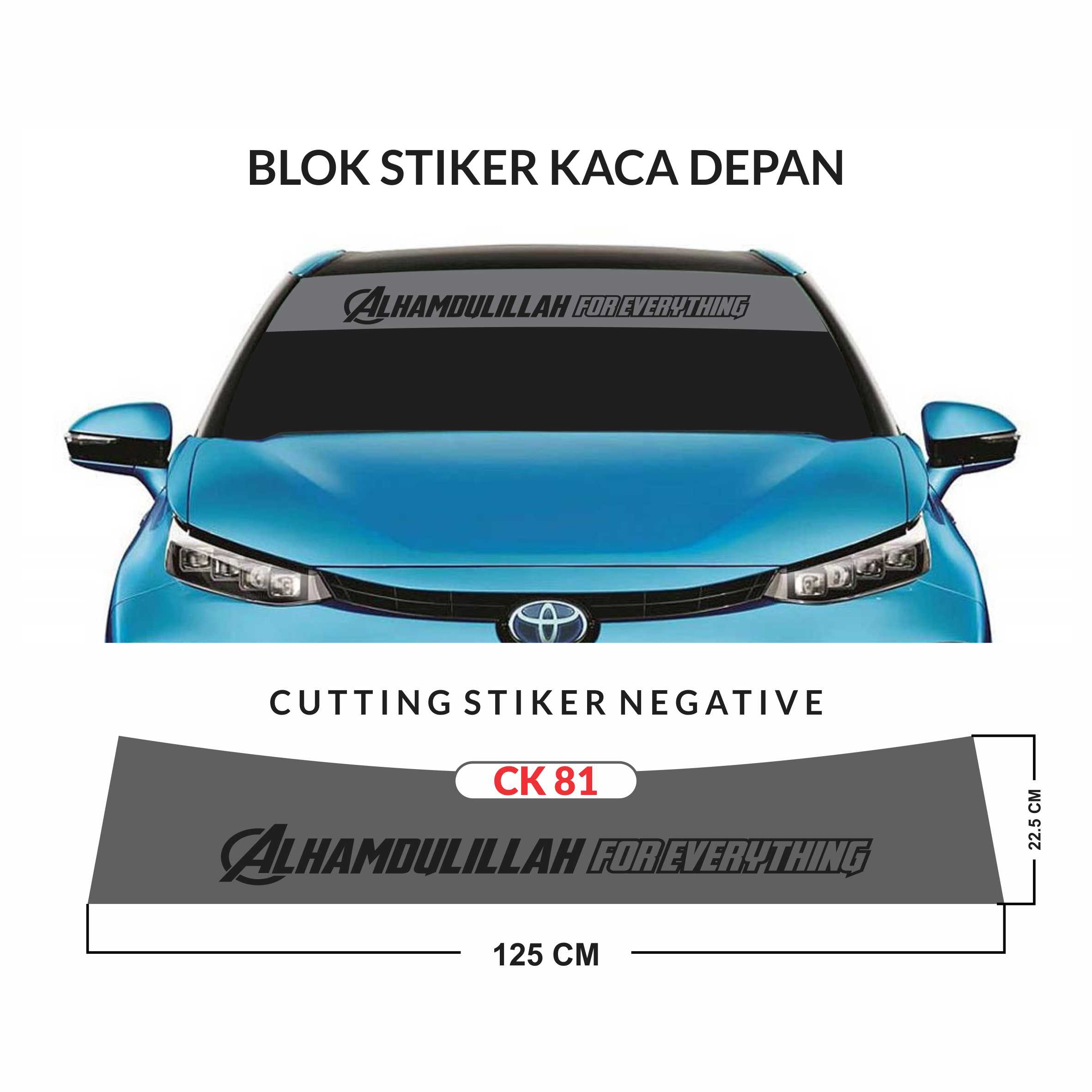 STIKER KACA MOBIL Cutting Sticker CAR Blok Stiker | Lazada Indonesia