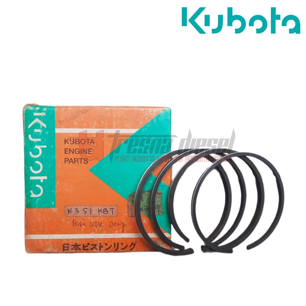 KUBOTA KND30/40A PISTON RING KND30 ORIGINAL KUBOTA RING SEHER KND 30 ...