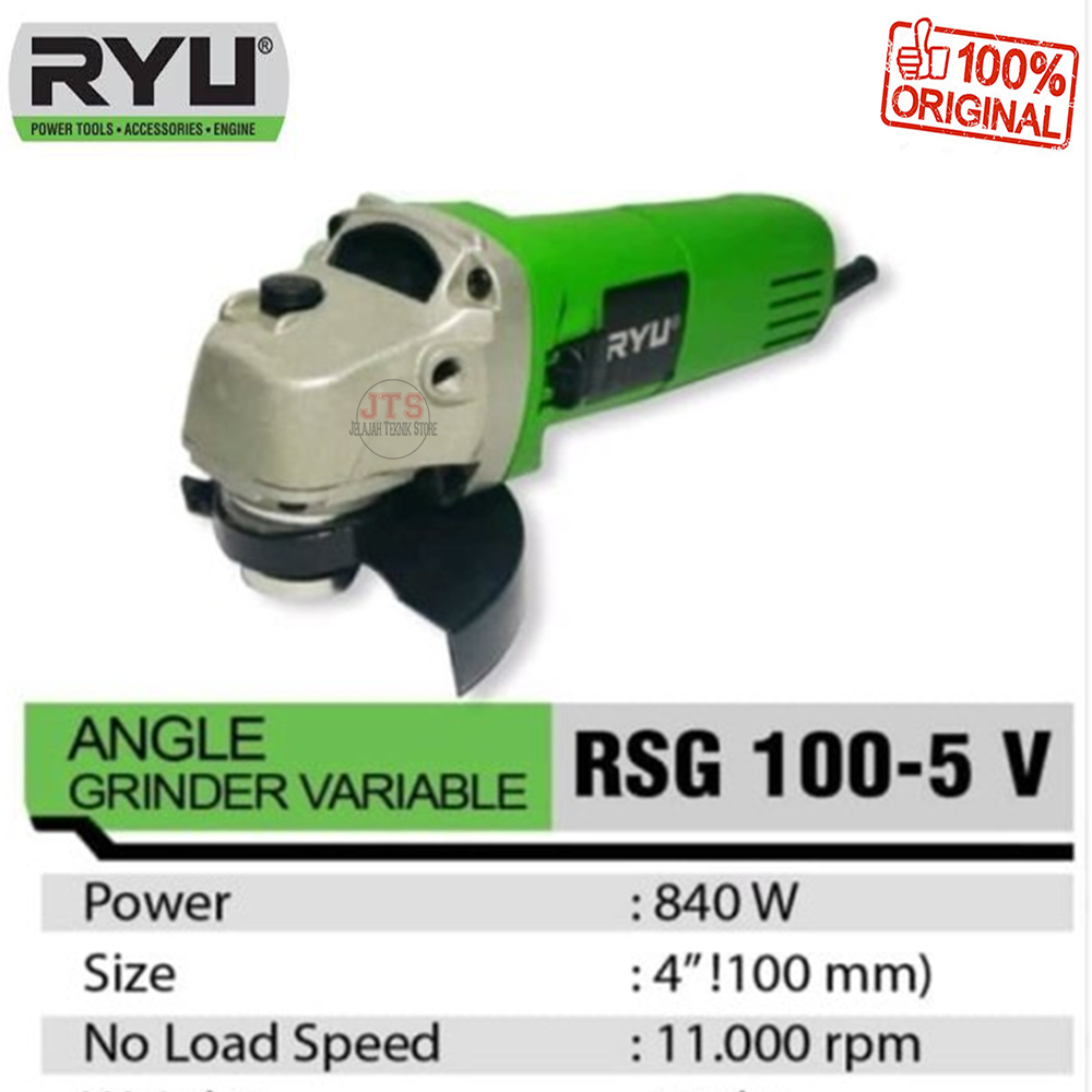 RYU RSG 100-5V Gerinda Control Kecepatan Mesin Gurinda Tangan Grinder ...