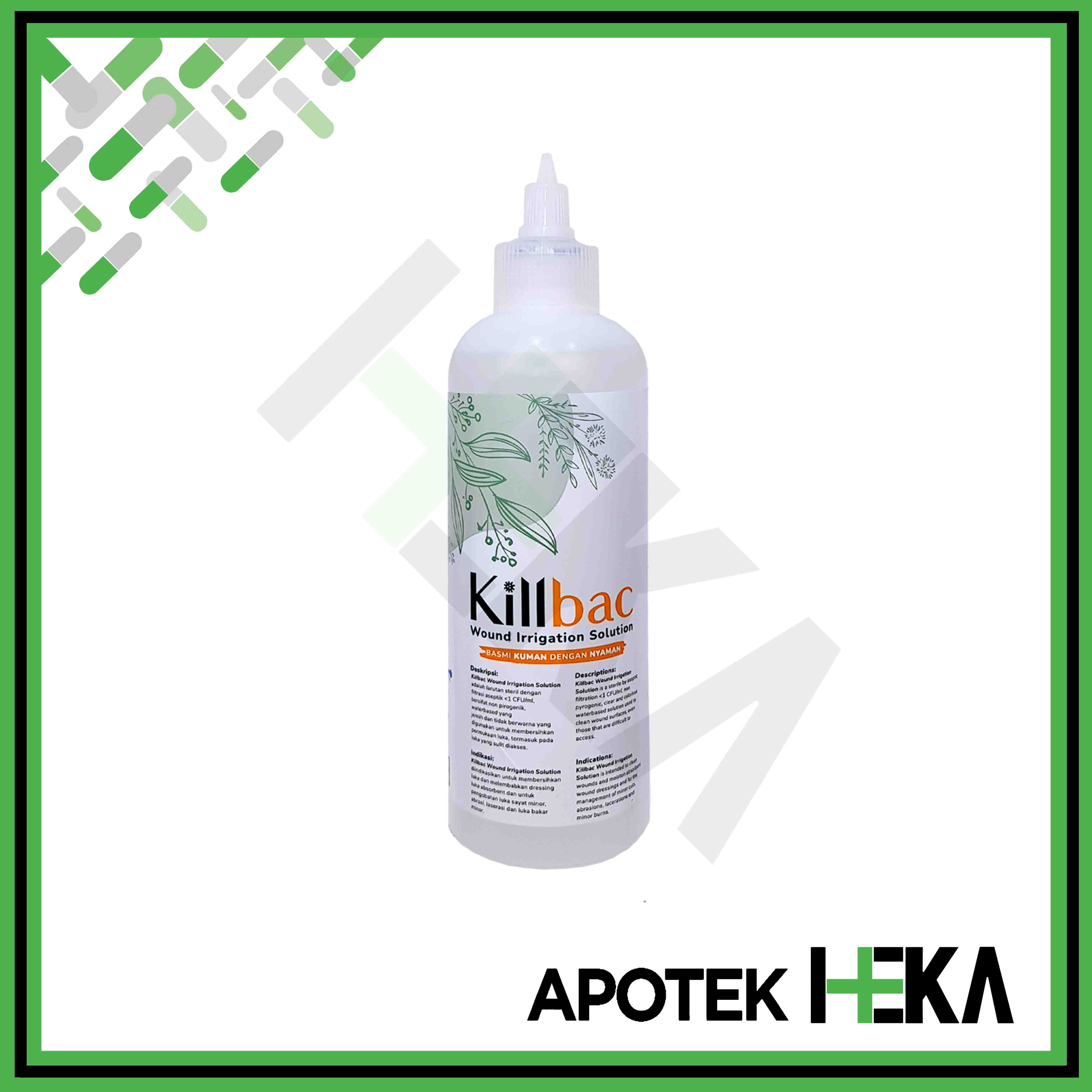 Cairan Pembersih Luka Killbac 350ml - Wound Irrigation Solution ...