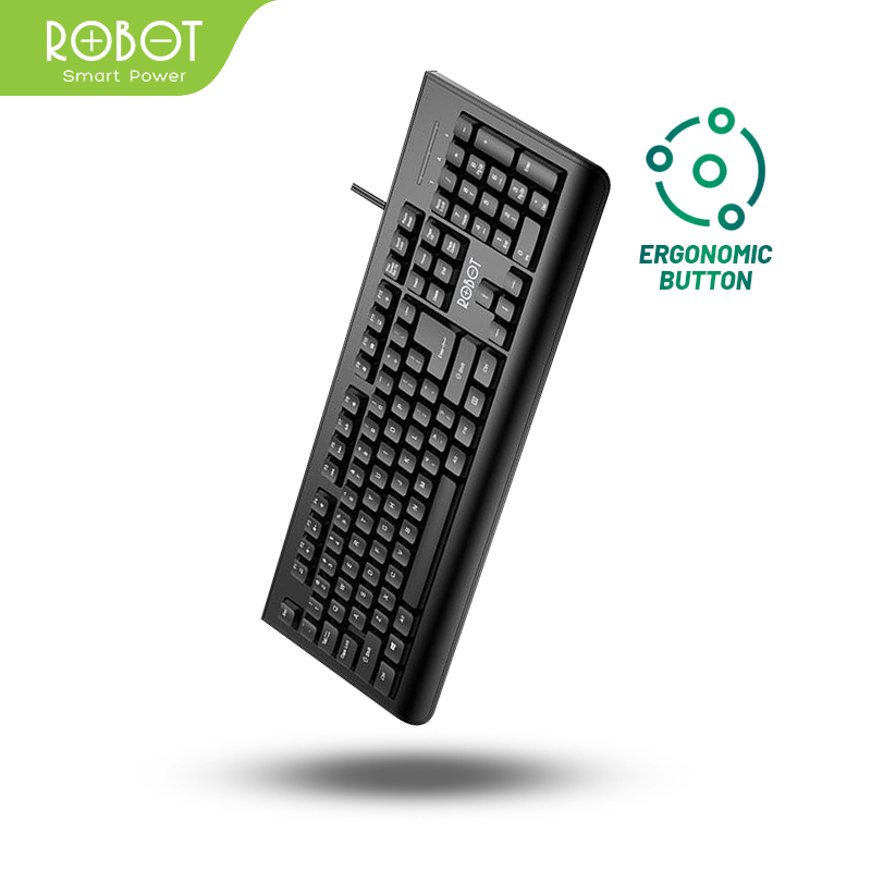 ROBOT Keyboard Berkabel / Portable Mini Office Wired Keyboard RK20 ...