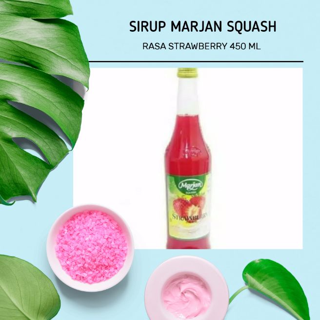 Sirup Marjan Squash Strawberry 450 Ml | Lazada Indonesia