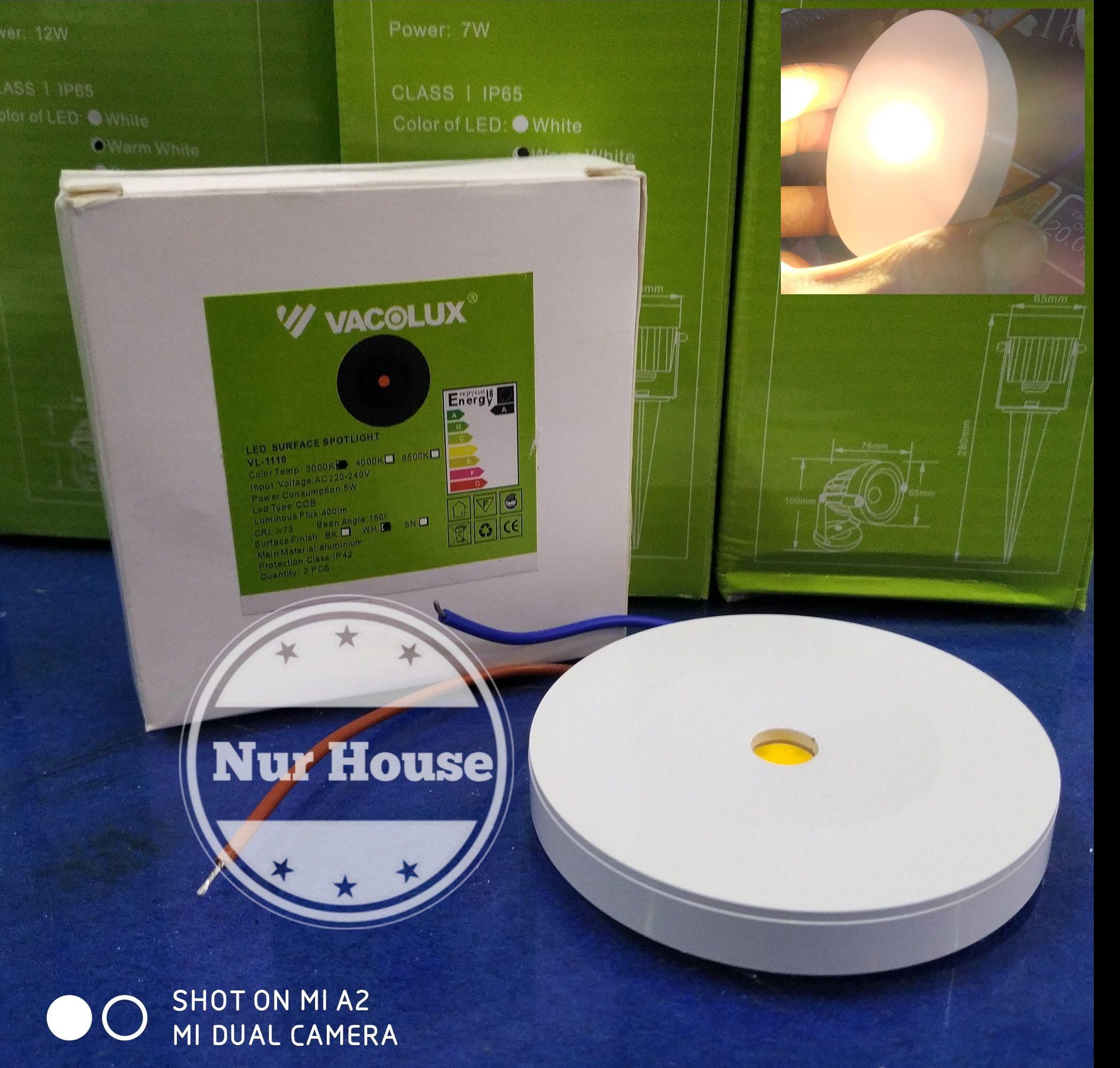 lampu downlight led 5 watt vacolux ob plafon | Lazada Indonesia