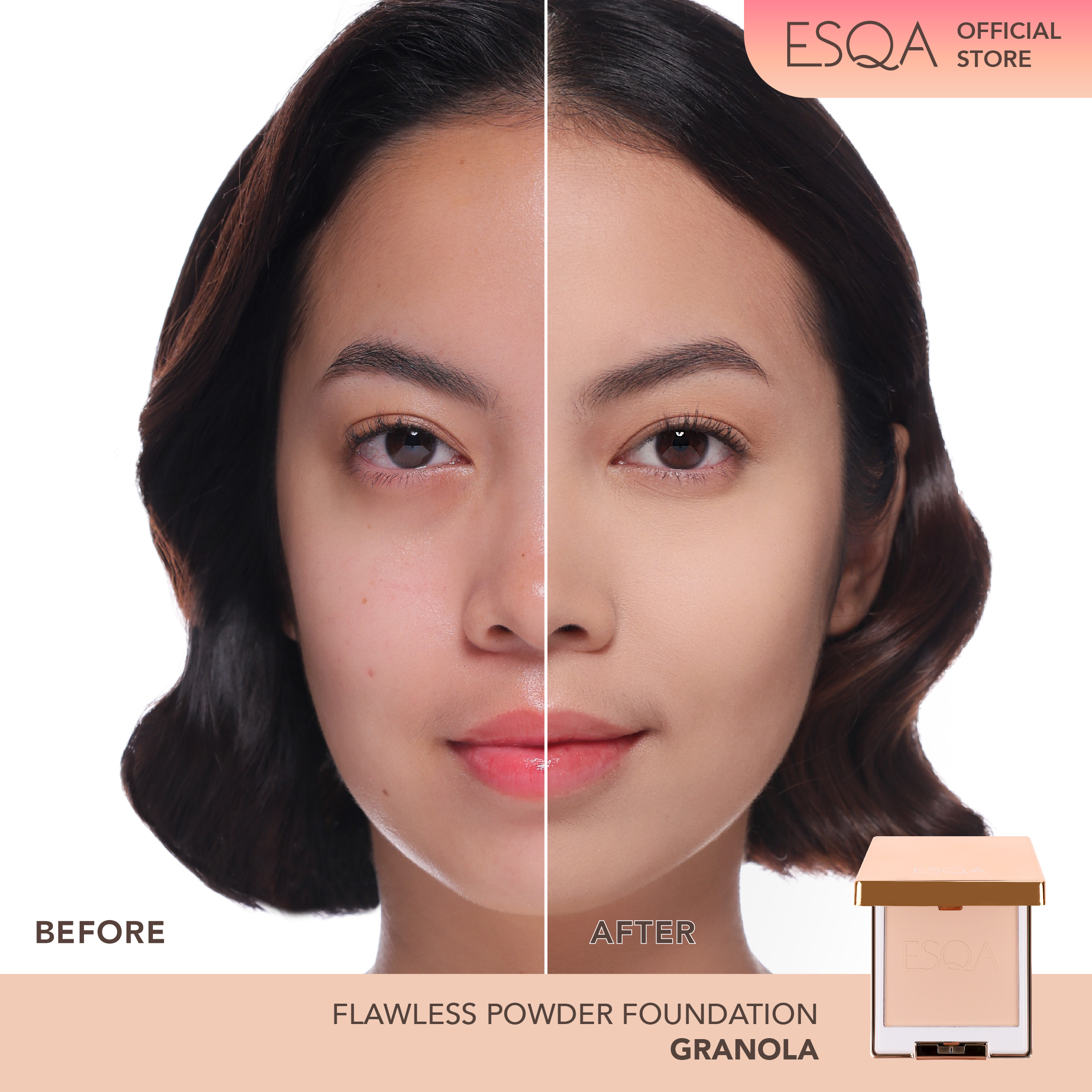 ESQA Flawless Powder Foundation | Lazada Indonesia