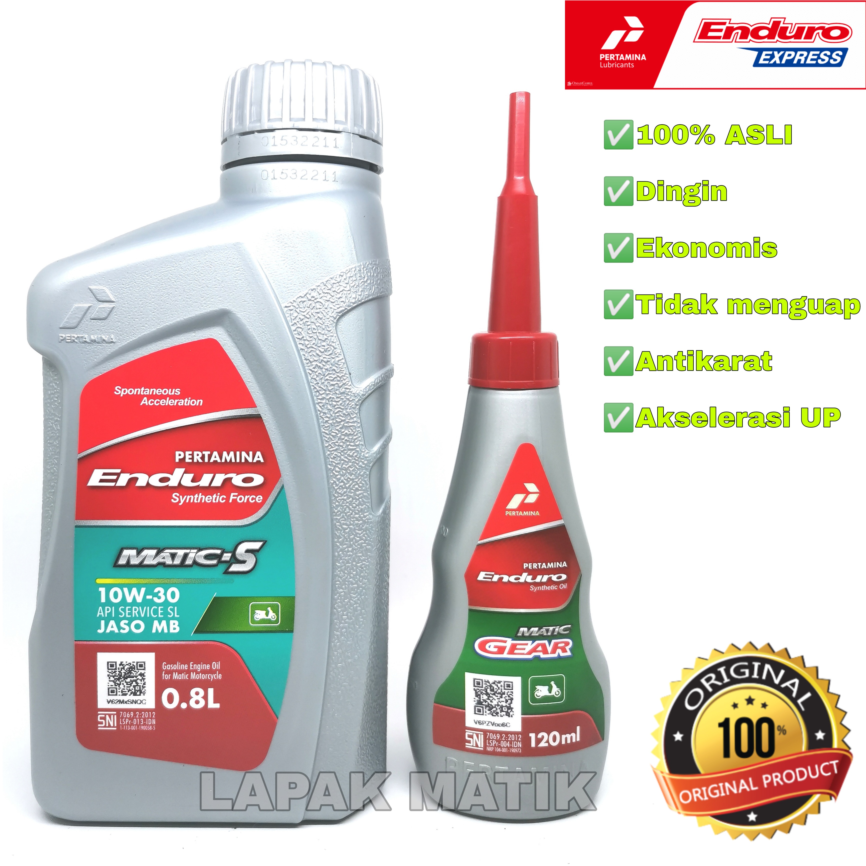Oli Matik ENDURO MATIC S oli motor Pertamina | Lazada Indonesia
