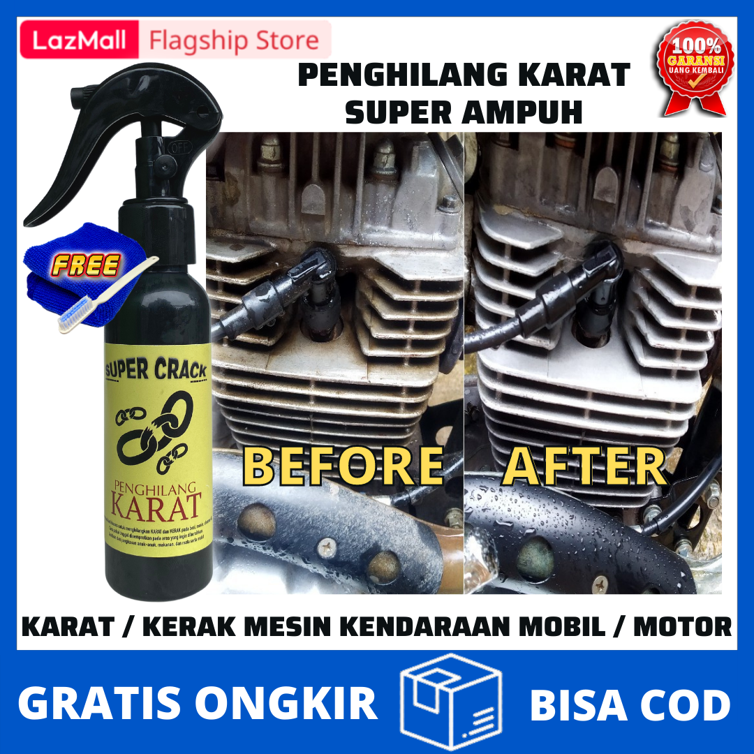CAIRAN PEMBERSIH KERAK DAN KARAT MOTOR KLOSET MOBIL MESIN CVT BLOK MESIN KLOSEST WASTAFEL ...