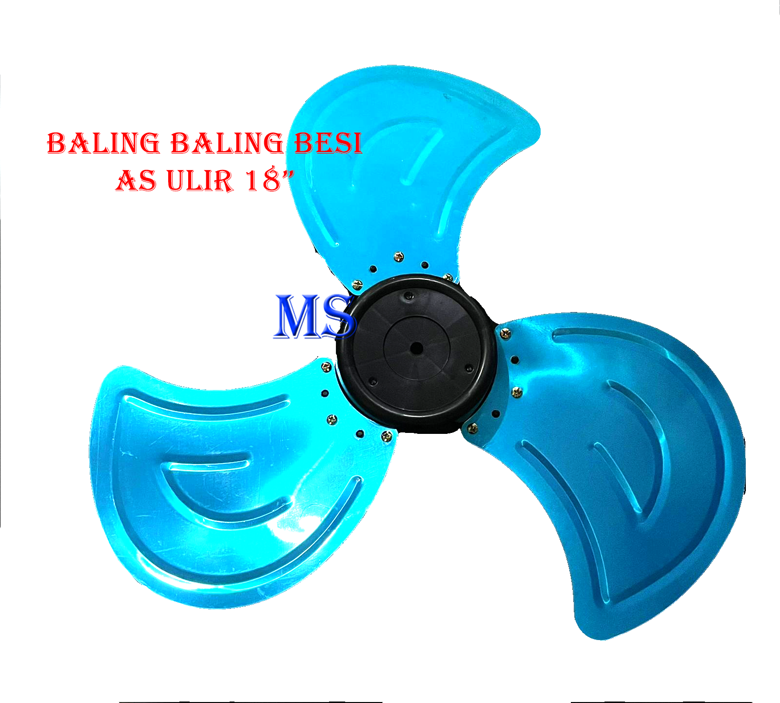 BALING BALING KIPAS BESI 12 inch dan 18 indh TIANG BESI - TIANG PLASTIK ...