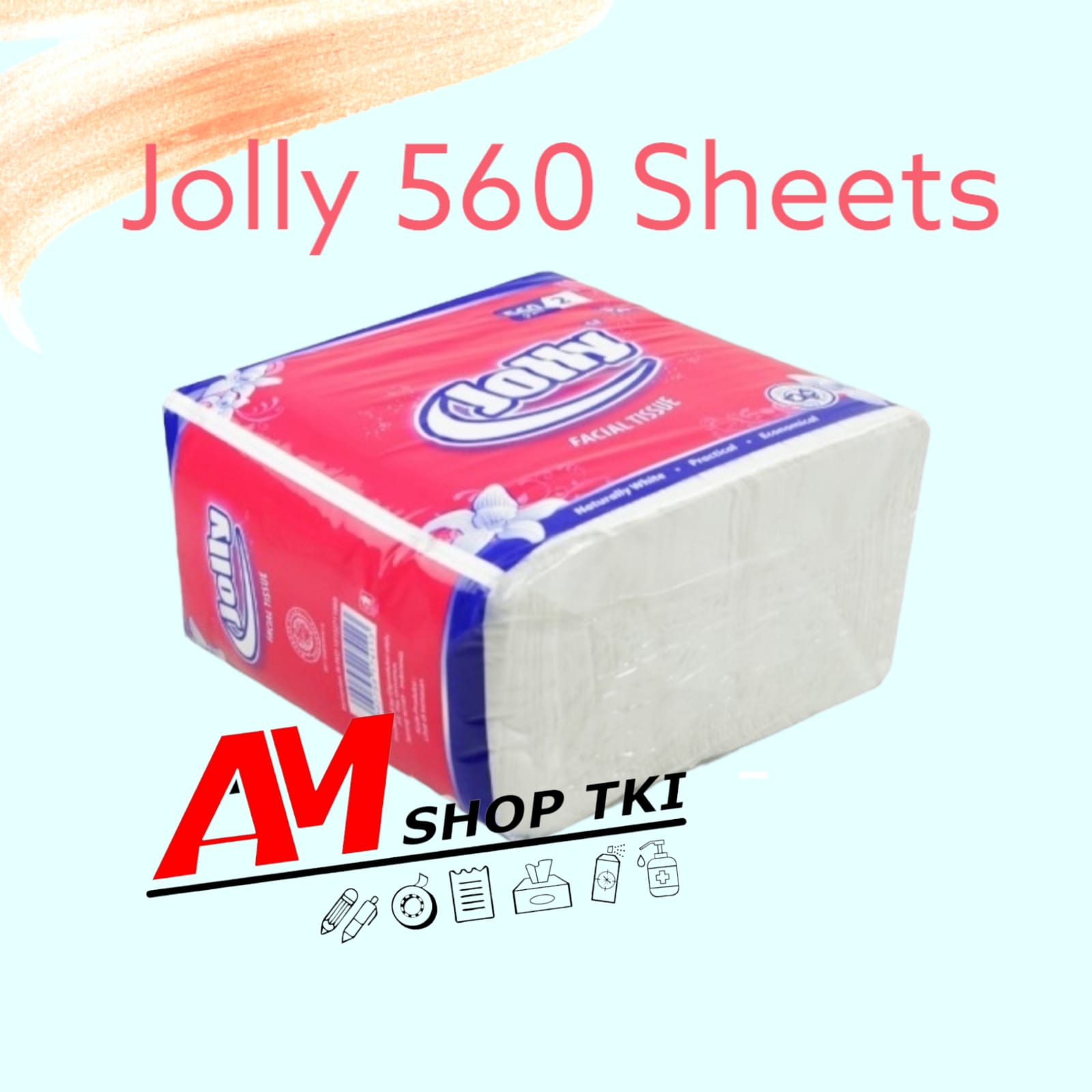 Facial Tissue Jolly 560 gram (1 pcs) | Lazada Indonesia